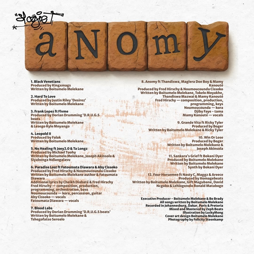 Stogie T Unveils Tracklist For His Upcoming Album “ANOMY” - SAHipHop247